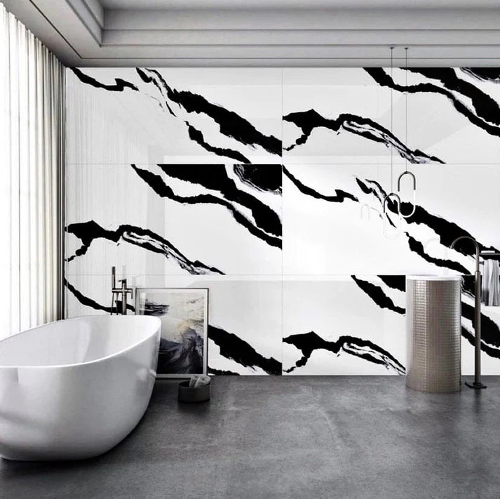 Black Panda Polished 24X48 Wall And Floor Tile – floortileshop