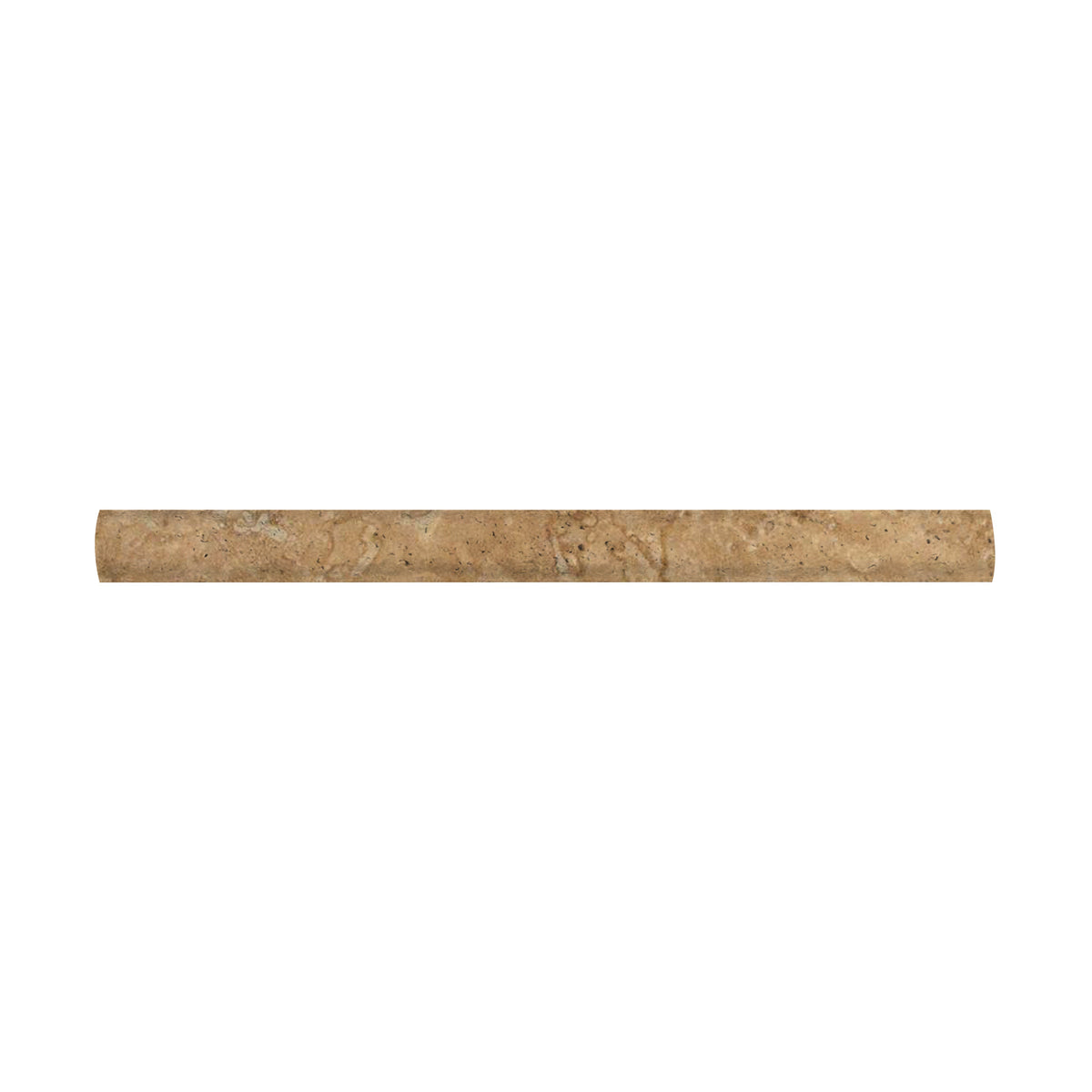 Walnut Travertine Honed Dome Liner Trim Tile 1x12" – floortileshop