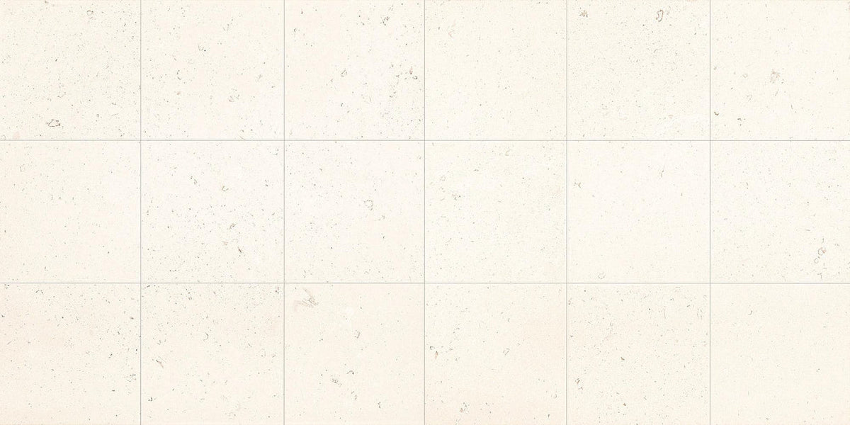 Euro Cream Limestone Tile 18" X 18" 1/2 Honed Tile – floortileshop