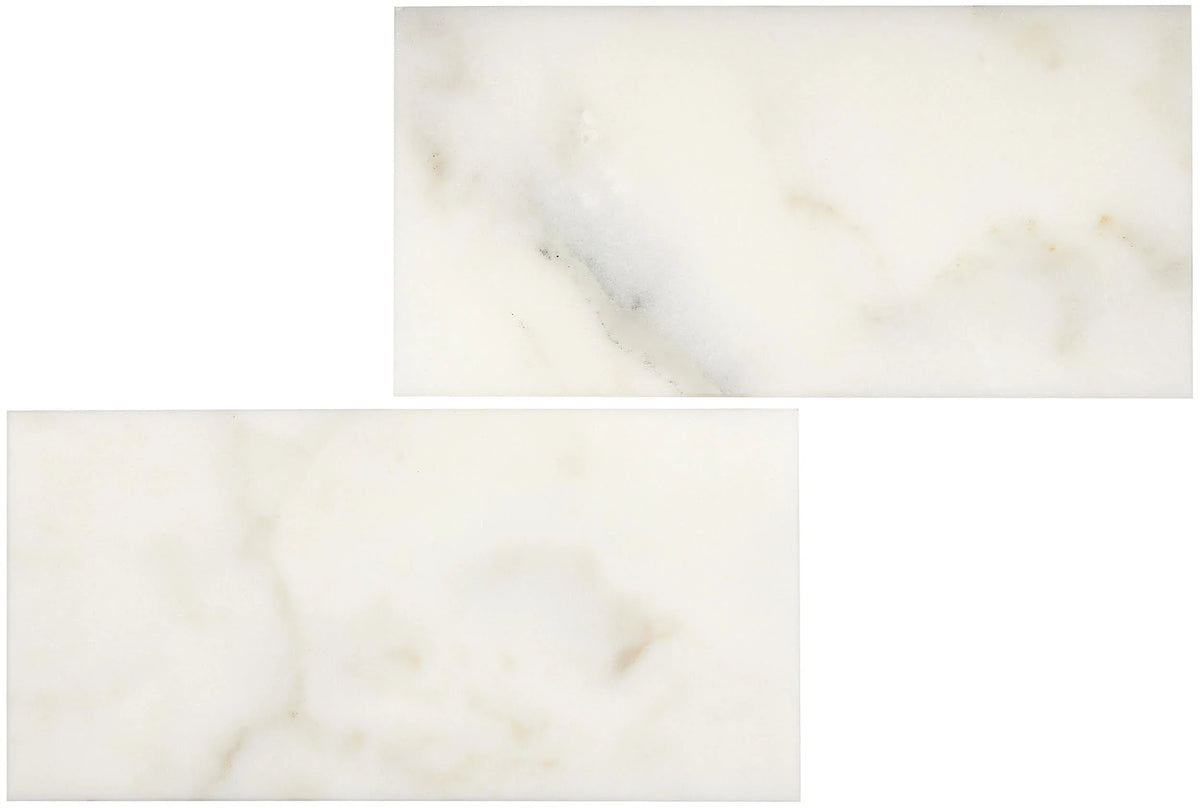 Calacatta Oliva Marble Tile 12" X 12" 3/8 Tile (Micro-Beveled ...